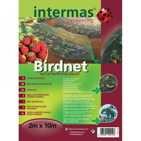 Filet oiseau birdnet 2x10m vert - NORTENE - Desjardins.fr