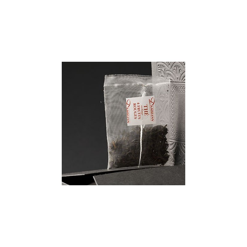 Thé Dammann "4 Fruits rouges" - Boîte de 25 sachets Cristal - Desjardins.fr