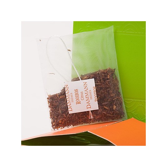 Rooibos Citrus Dammann - Boîte de 25 sachets Cristal - Desjardins.fr