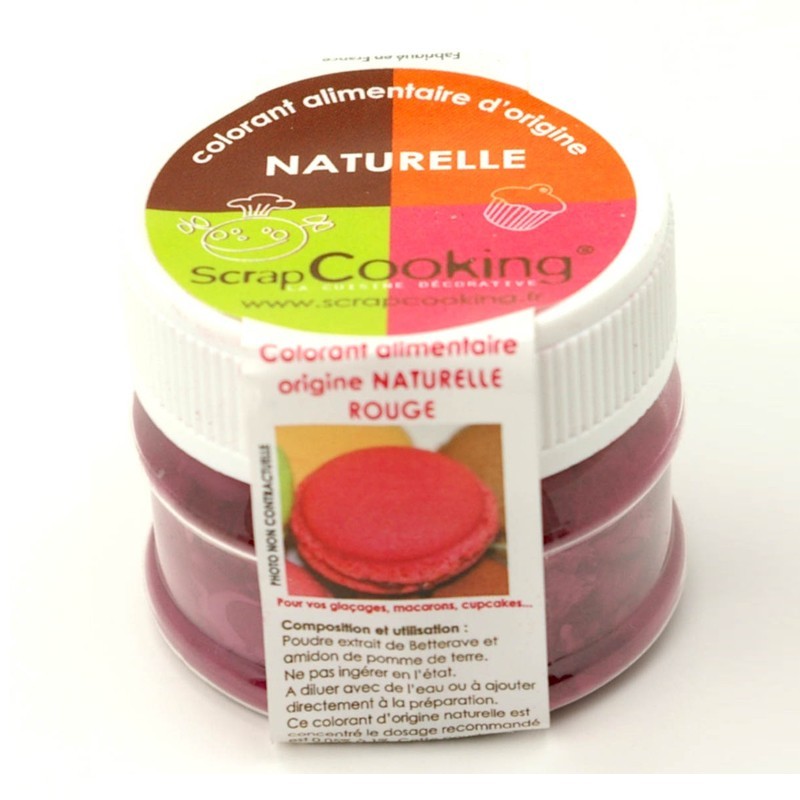 Colorant alimentaire naturel Scrapcooking® - Rouge - Desjardins.fr