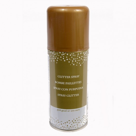 Spray bombe paillettes or 100ml or - DECORIS - Desjardins.fr
