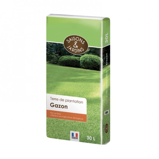 Terre de plantation gazon 30l - SAISONS ET JARDINS - Desjardins.fr