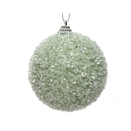 Boule mousse lametta ø10 vert sauge - DECORIS - Desjardins.fr