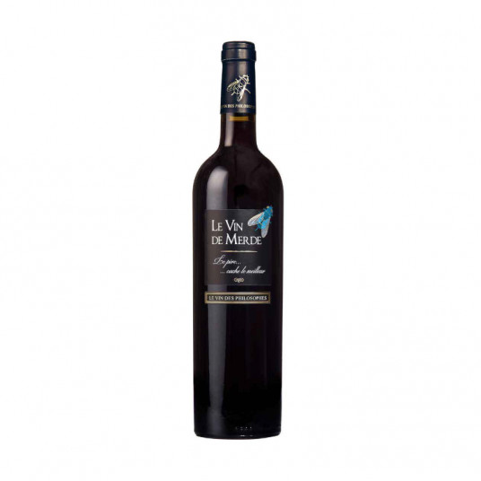 Vin de France rouge 75 cl - LE VIN DE MERDE - Desjardins.fr