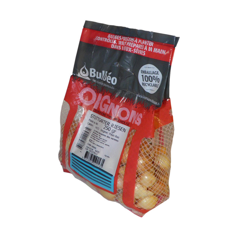 Oignon rond Riesen calibre 14/21 250 g - Bulbéo - Desjardins.fr